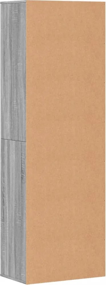 Skříň highboard šedá sonoma 60 x 35 x 180 cm kompozitní dřevo 3276670