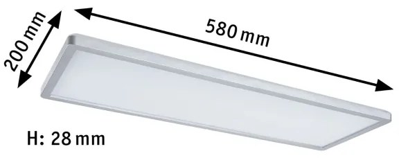 Paulmann 71020 - LED/20W RGBW Stmívatelný panel ATRIA 230V + DO