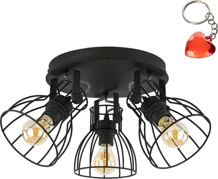 Lampa spotového reflektoru Alano Black 2123 Tk Lighting