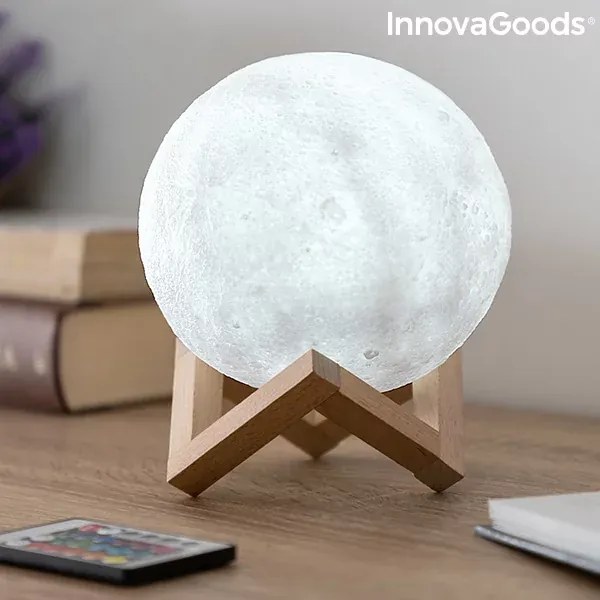 Nabíjecí LED lampa Luna Moondy - InnovaGoods