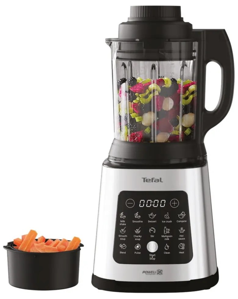 Stolní mixér ve stříbrné barvě Perfectmix Cook BL83SD30 – Tefal