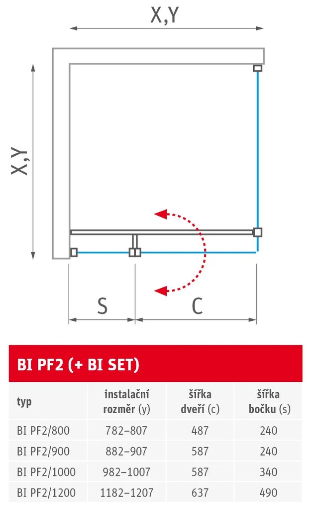 BI PF2+BI SET 487 Viz technická specifikace Brillant 800 BI PF2/800_BI SET_Brillant