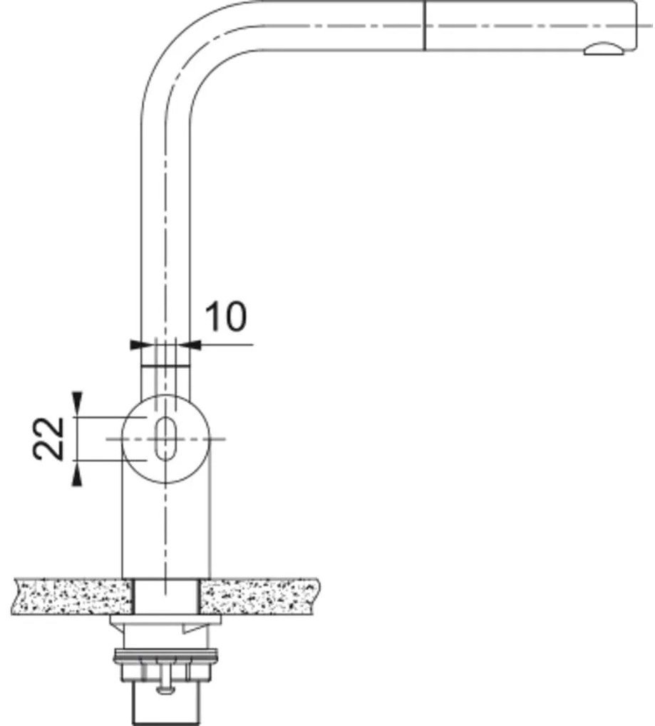 Dřezová baterie Franke FC 5523.501 Atlas Neo Sensor Černá