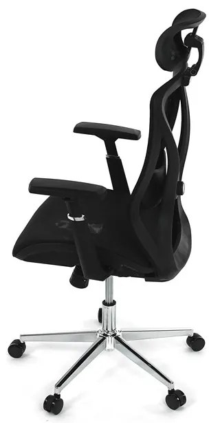 Ergonomická kancelářská židle NILS - černá síťovina Barva: černá