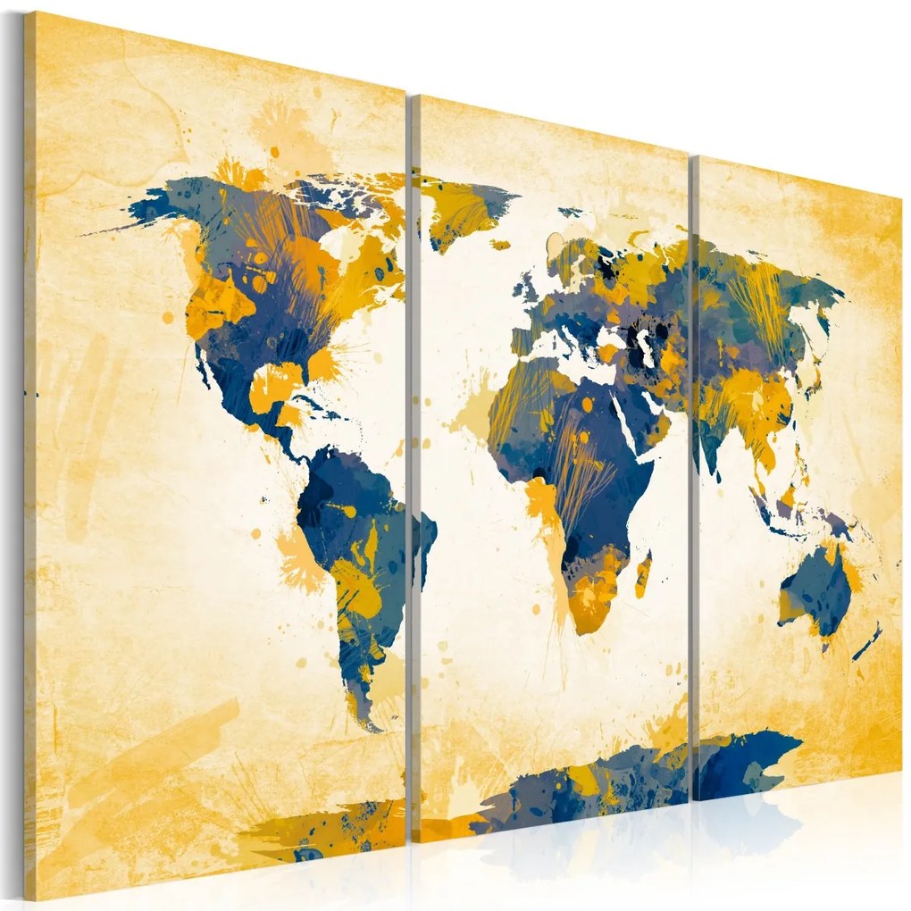 Obraz - Four corners of the World - triptych - 120x80