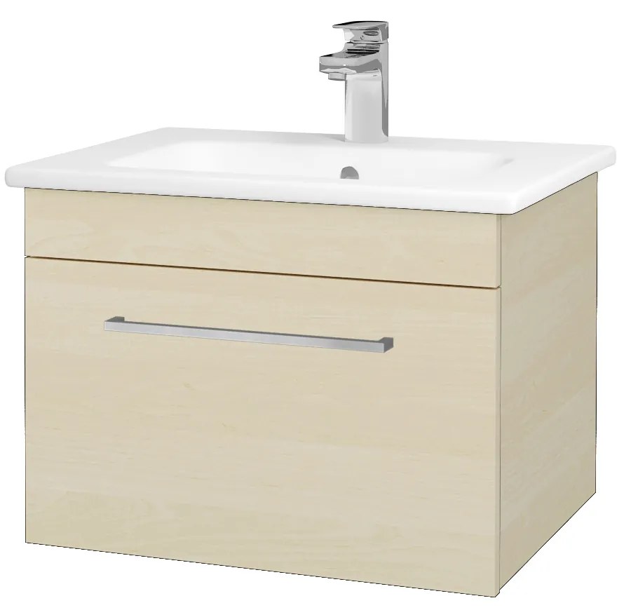 Dřevojas Koupelnová skříň ASTON SZZ 60 Varianta: N01 Bílá lesk / Úchytka T05 / D20 Galaxy