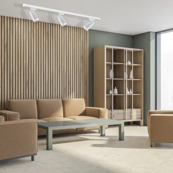 Bodové svítidlo v lištovém systému MICA 3xGU10/25W/230V bílá