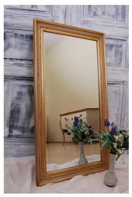 Zrcadlo zlaté Zaros fay 120x65