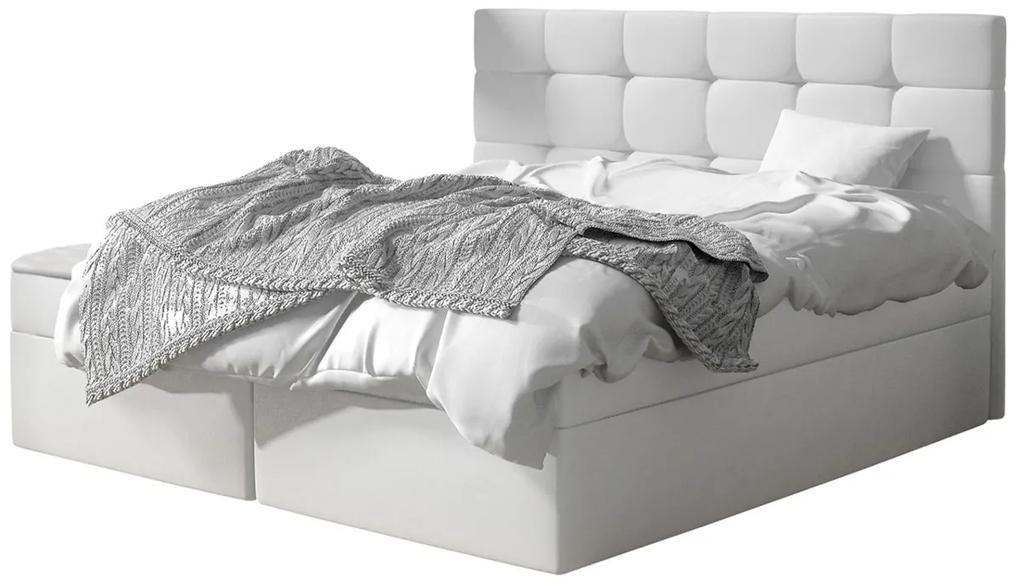 Čalouněná postel boxspring LUANDA, 140x200, soft 17