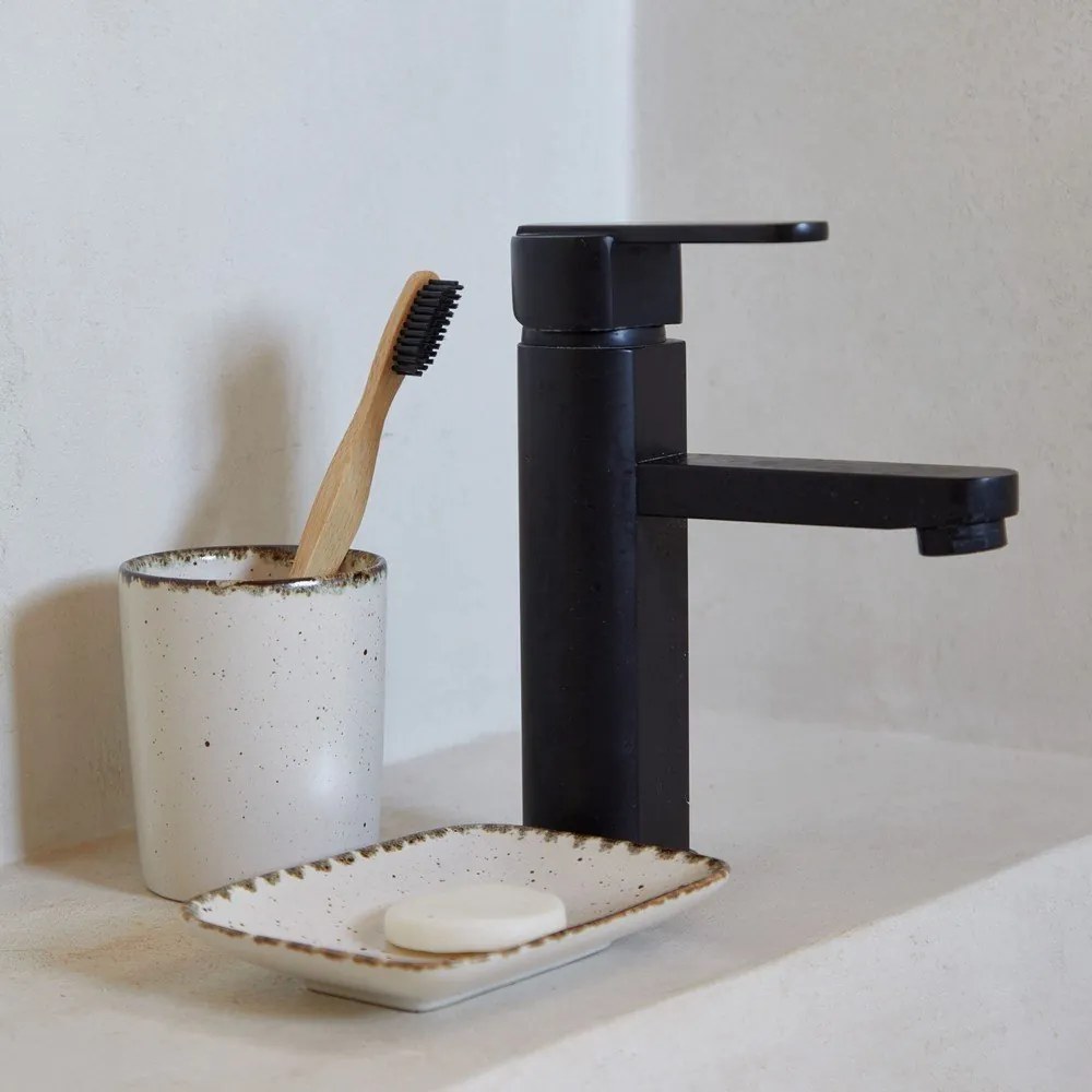 Krémová kameninová mýdlenka Toscana Bath – Casafina