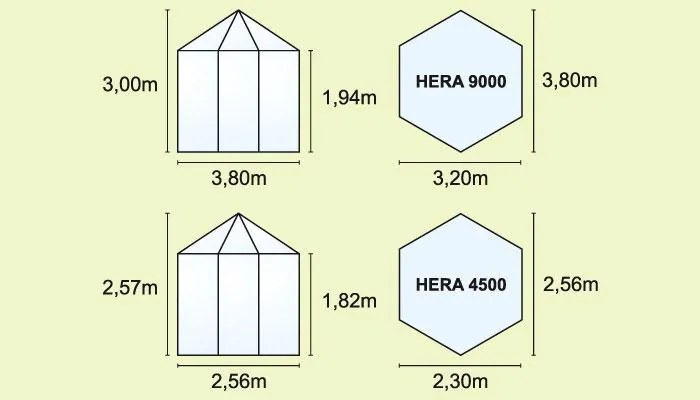 LANIT PLAST, s.r.o. zahradní pavilon VITAVIA HERA 4500 zelený LG652