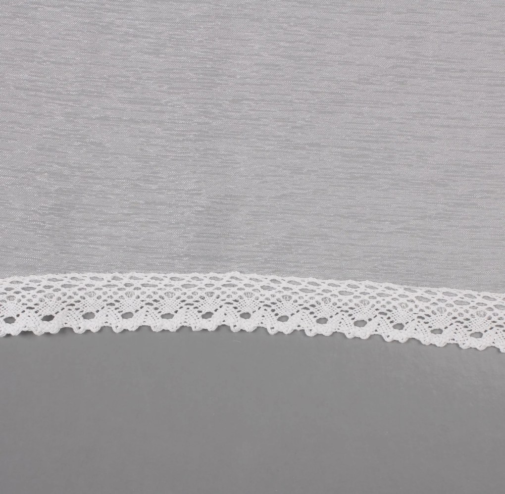 Dekorační krátká záclona s řasící páskou NIKO bílá 290x160 cm MyBestHome