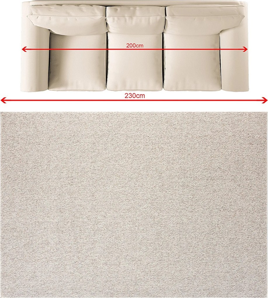 Koberec Neutral 160x230 cm