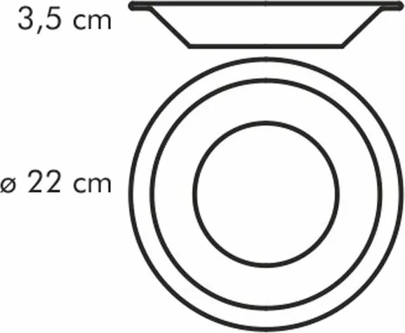 Tescoma Hluboký talíř GUSTITO, 22 cm