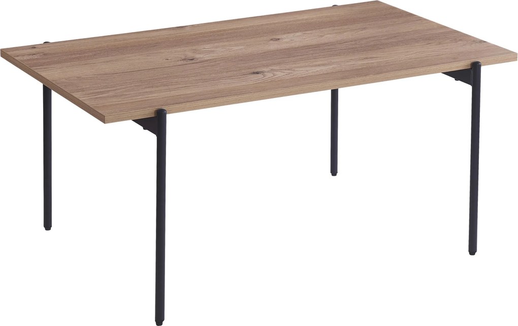 XXXLutz KONFERENČNÍ STOLEK, černá, barvy dubu, kov, kompozitní dřevo, 100/60/45 cm Ti'me - Konferenční stolky - 001088009201