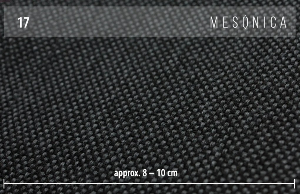 Tmavě šedé látkové křeslo MESONICA Musso Tufted