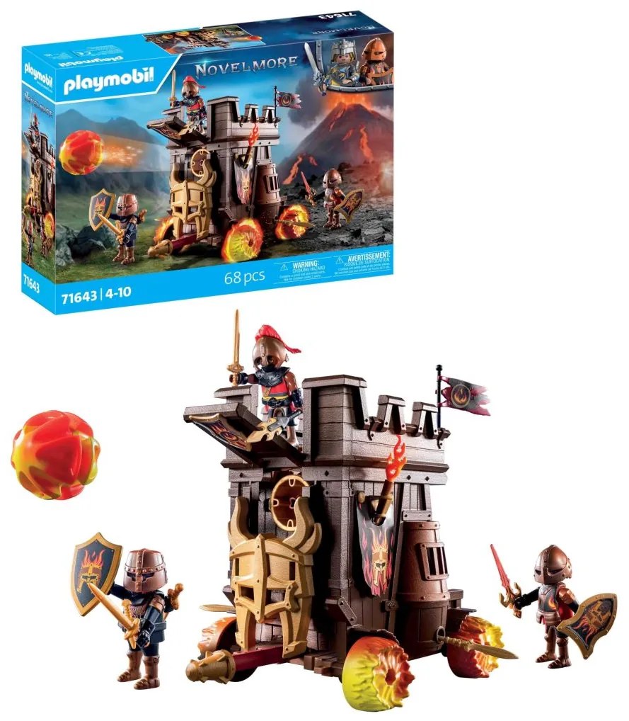 Playmobil 71643 útočný vůz s ohnivým kanónem