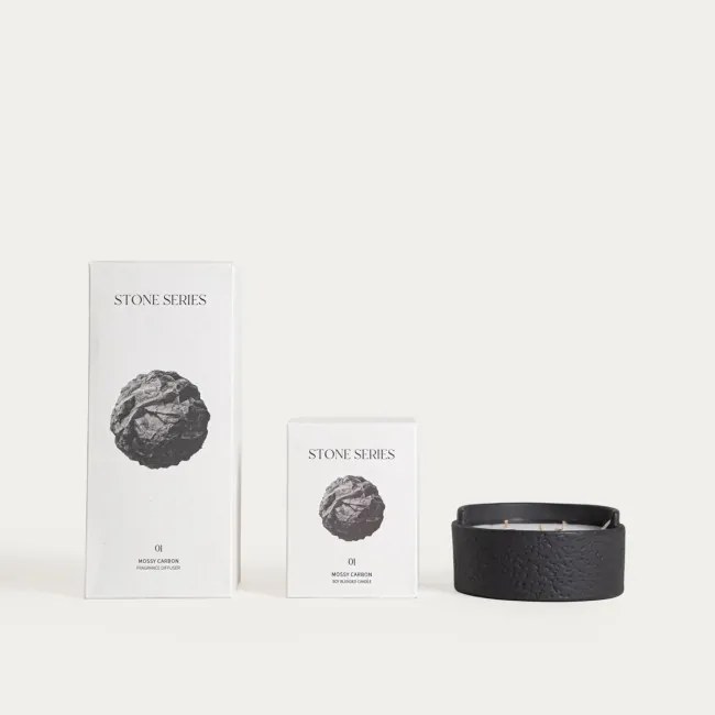 Svíčka STONE Mossy Carbon 787034