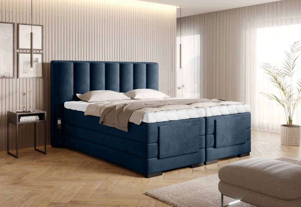 Veros boxspring postel 160x200 Materiál / Dekor: Loco 06