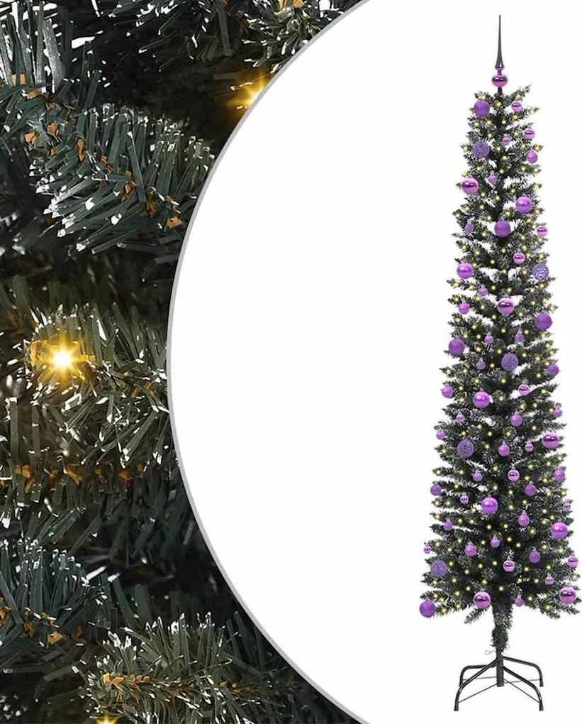 Umělý vánoční stromeček Zelená 240 cm PVC, plast a ocel 3395970