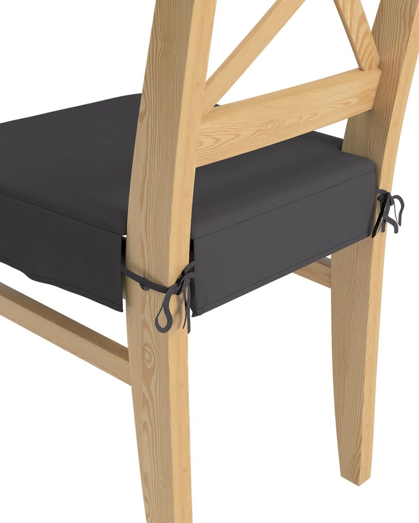 Sedák na židli IKEA Ingolf barva šedá