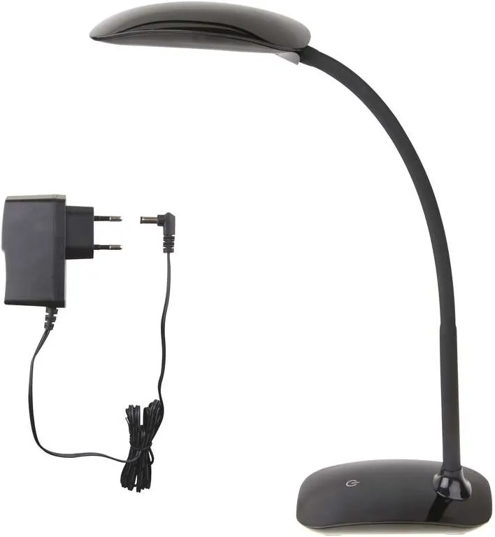 LED stolní lampička MA66 černá s USB Emos Z7575