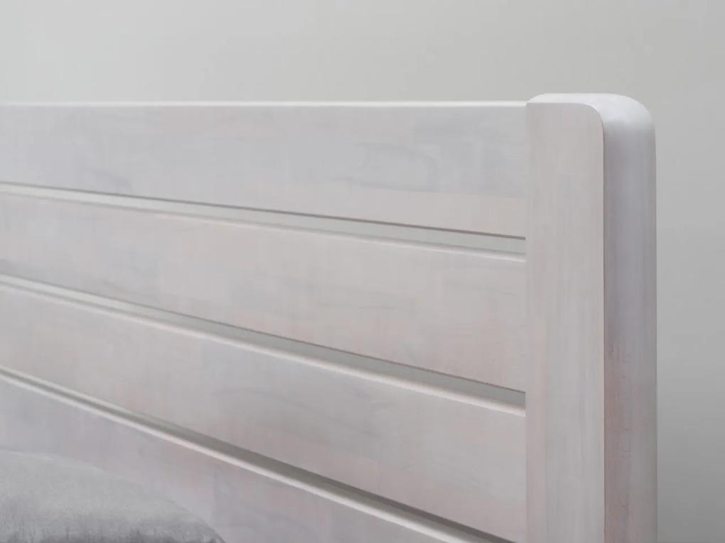 BMB Sofi Lux XL postel - buk Moření: Antracit, Provedení: ostré, Rozměr: 160 x 200 cm