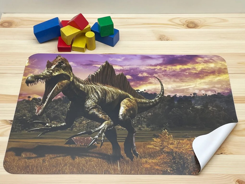 PokojovaDekorace.cz, Dětské prostírání - 048, Dinosaurus, 43x30cm