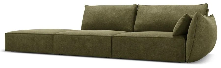 Zelená lenoška (pravý roh) Vanda – Mazzini Sofas