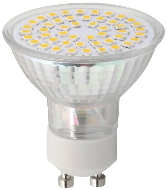 SAPHO - LED bodová žárovka 4W, GU10, 230V, teplá bílá, 281Lm LDP230