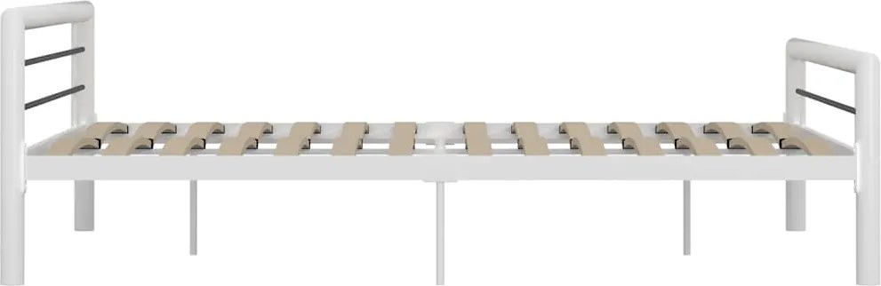 Rám postele bíločerný kov 180 x 200 cm 284549