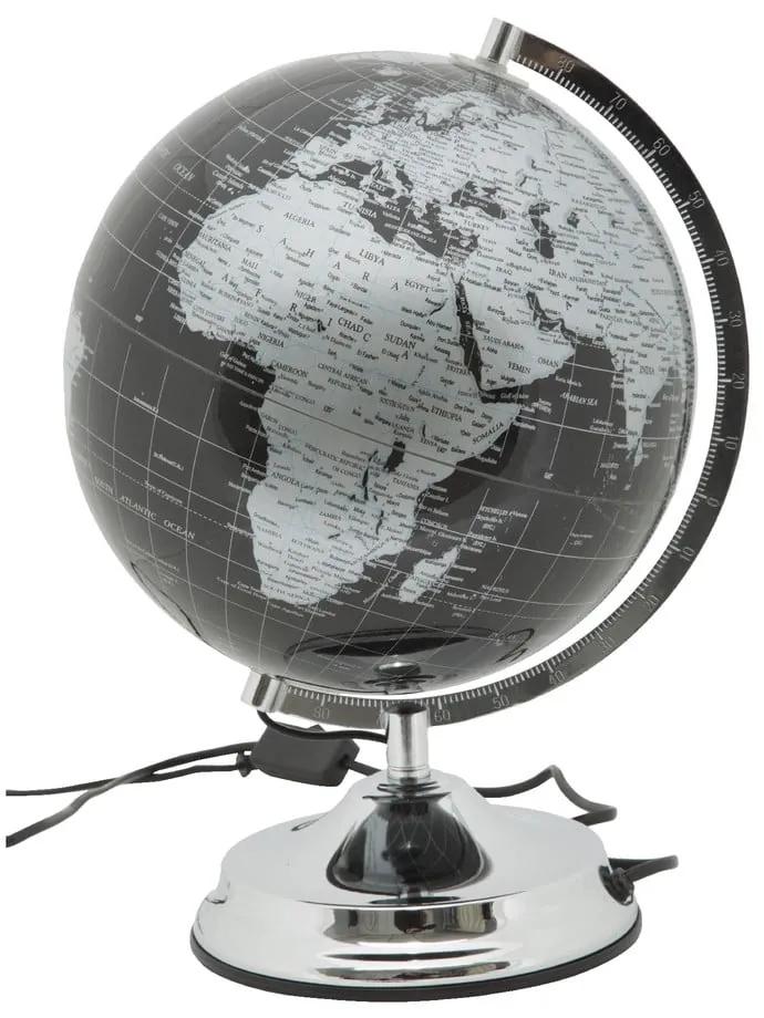 Stolní lampa ve tvaru glogusu Mauro Ferretti Globe Silver, ø 25 cm