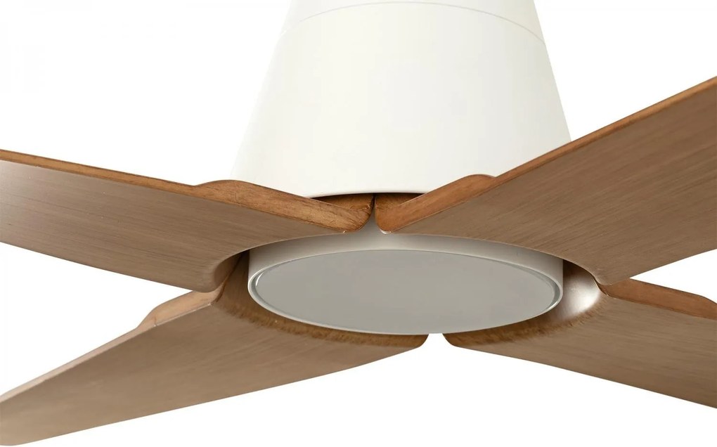 FARO 34105-130 TYPHOON M LED LED stropní ventilátor bílá/dřevo - FARO