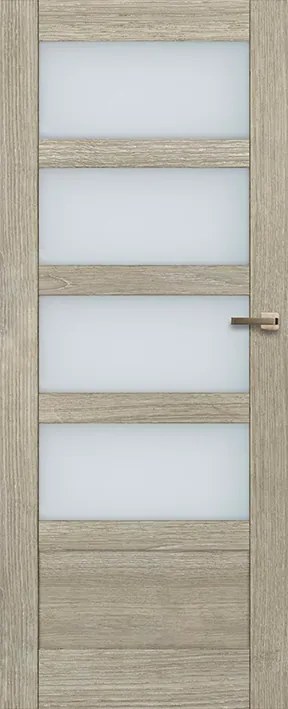 Interiérové dveře vasco doors BRAGA model 5 Průchozí rozměr: 70 x 197 cm, Orientace dveří: Levé dveře, Dekor: Dub riviera