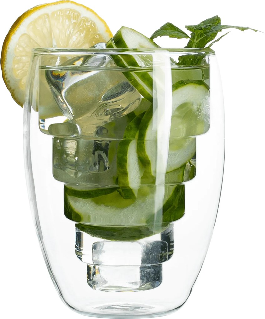 Termo sklenice, set 2 ks, 250 ml, HOTCOLD TYP 17