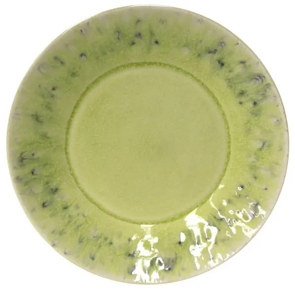 Zelený kameninový dezertní talíř Ego Dekor Madeira, ⌀ 21 cm