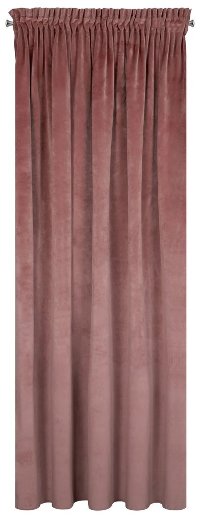 ZATEMŇOVACÍ ZÁVĚS NA PÁSCE RIA 140X270 CM STARORŮŽOVÁ