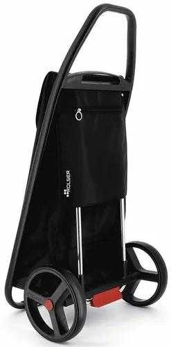 Rolser Nákupní taška na kolečkách Com MF 8 Black Tube, černá