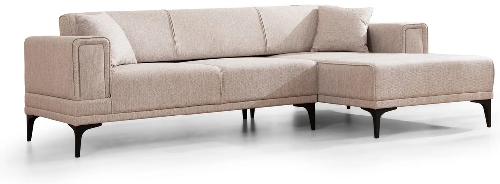 Hanah Home Rohová pohovka HORIZON béžová pravá