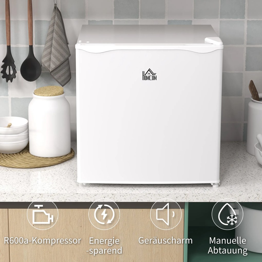 HOMCOM Mini mraznička, 35 L mrazicí box, 5stupňová regulace teploty, bílá