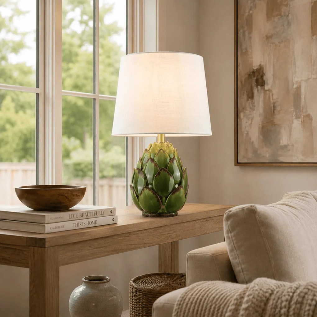 Cosmo Light Designová stolní lampa CosmoLight Arti 1x E27 Zelená