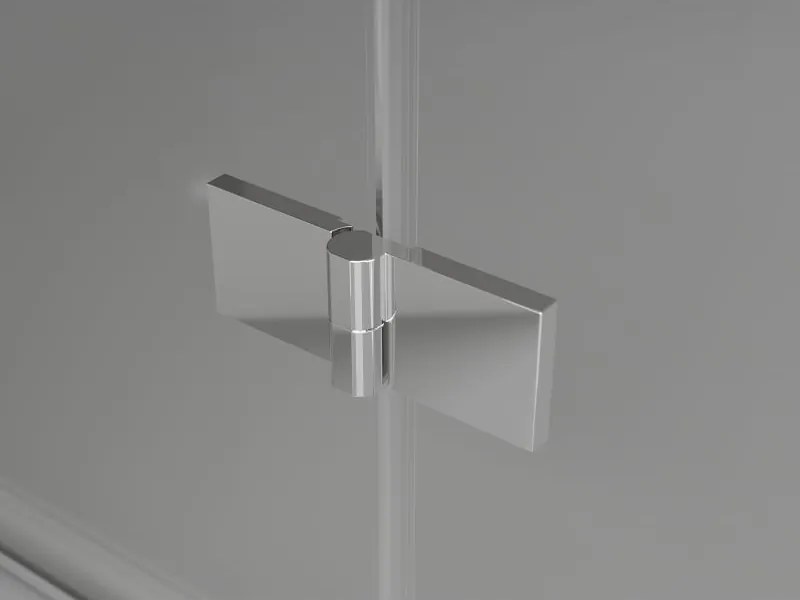Mexen Lunar L levé sprchové dveře 90 cm, transparentní, chrom - 834L-090-000-01-00-L