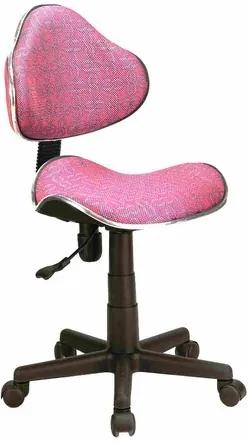 Židle kancelářská Q-G2 růžová - vzor