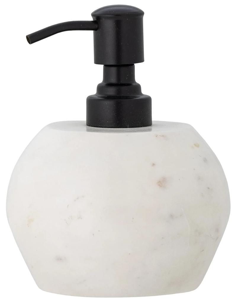 Bloomingville Mramorový zásobník na mýdlo Inoa, bílá barva, mramor