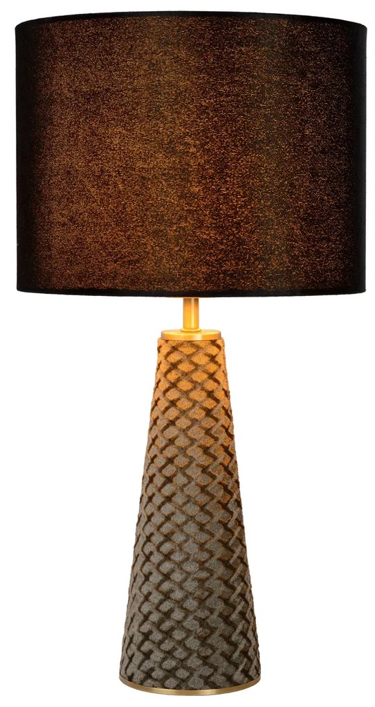 Lucide 10501/81/30 stolní lampa Extravaganza Velvet, černá, E27, 47cm