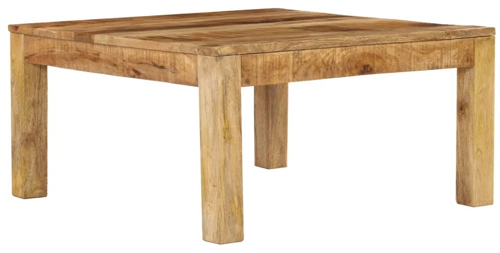 Konferenční stolek 80 x 80 x 40 cm masivní mangovníkové dřevo 246701