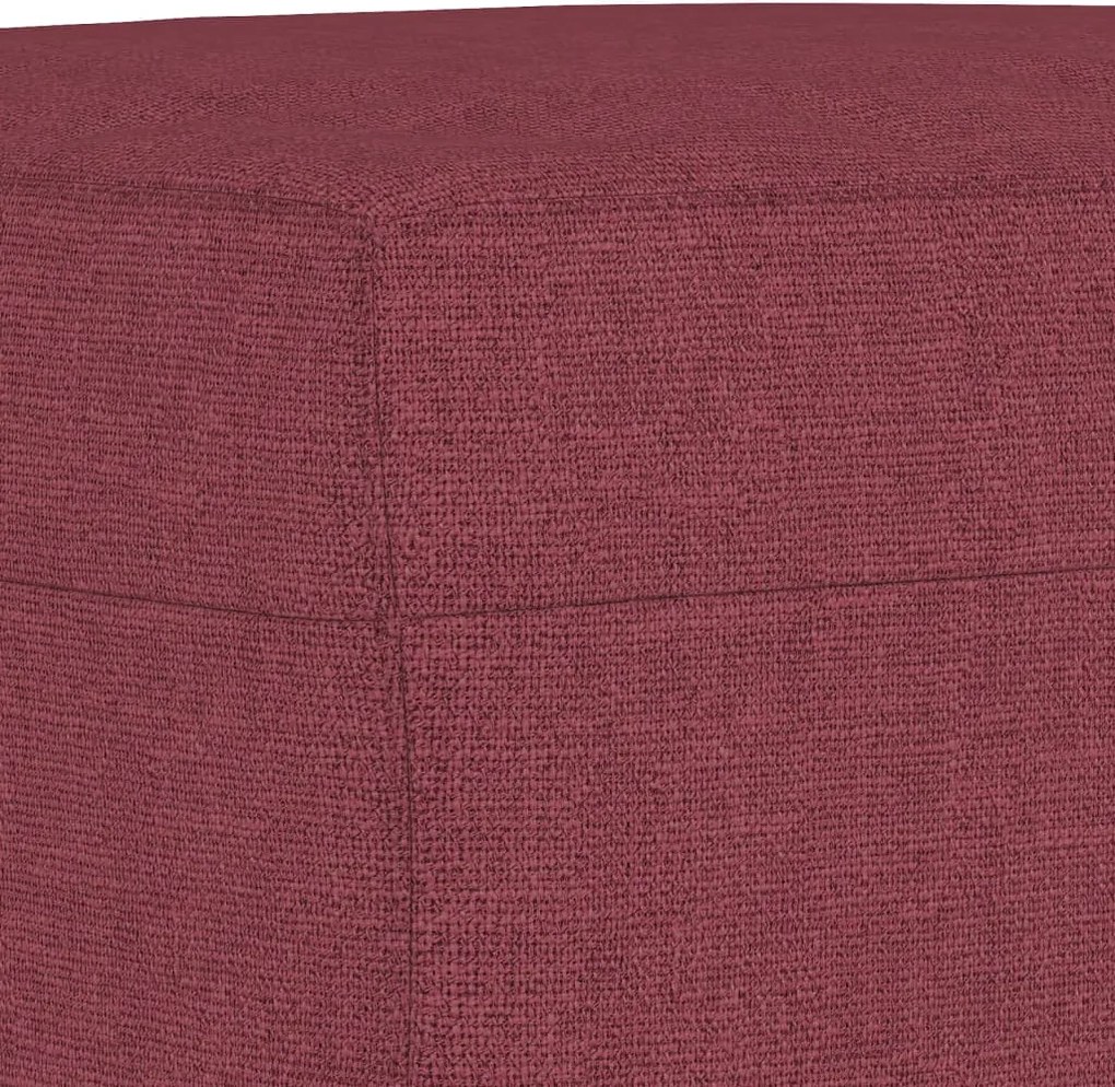 3dílná sedací souprava vínová textil 3201912