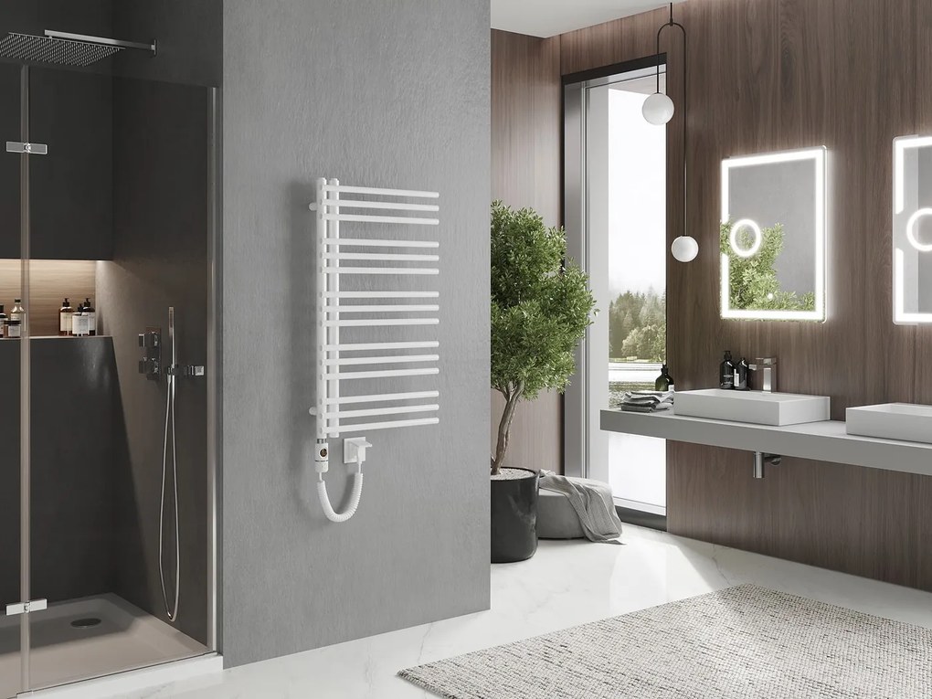 Mexen Neptun, elektrické topné těleso 900 x 500 mm, 600 W, bílá, W101-0900-500-2600-20