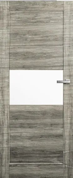 posuvné interiérové dveře do pouzdra TEO model 3 Průchozí rozměr: 70 x 197 cm, Orientace dveří: Levé dveře, Dekor: Dub riviera