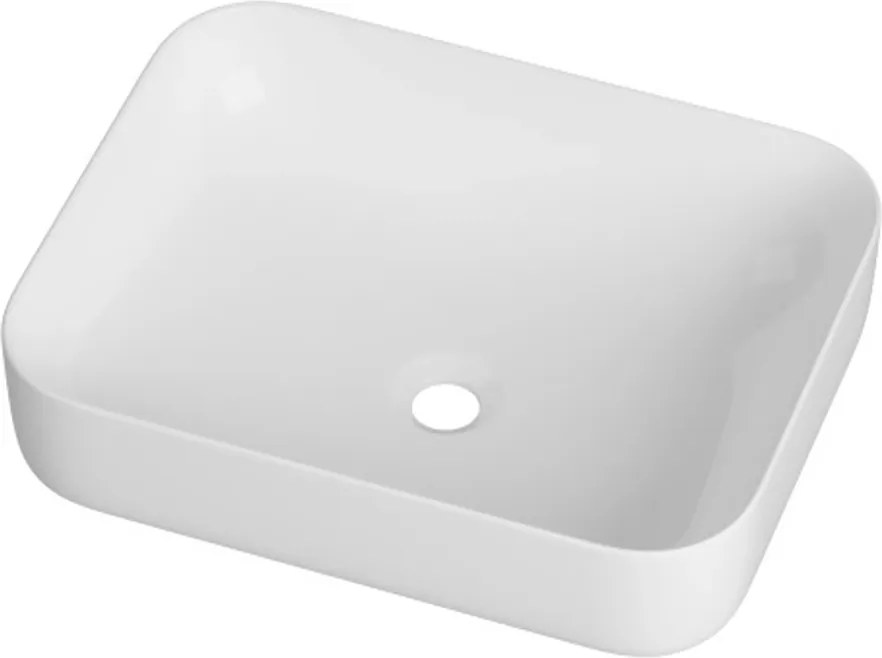 Gamma Pero, umyvadlo na desku 510x400x135 mm, bílá lesklá, GMA-UC-PERO